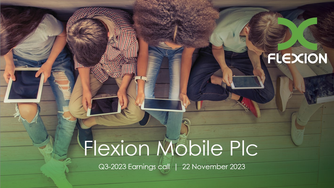 Flexion Mobile - Q3 Presentation 2023 - Flexion